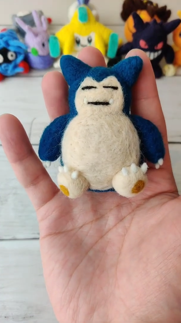 DIY Wool Snorlax – Cute Pokémon Craft!