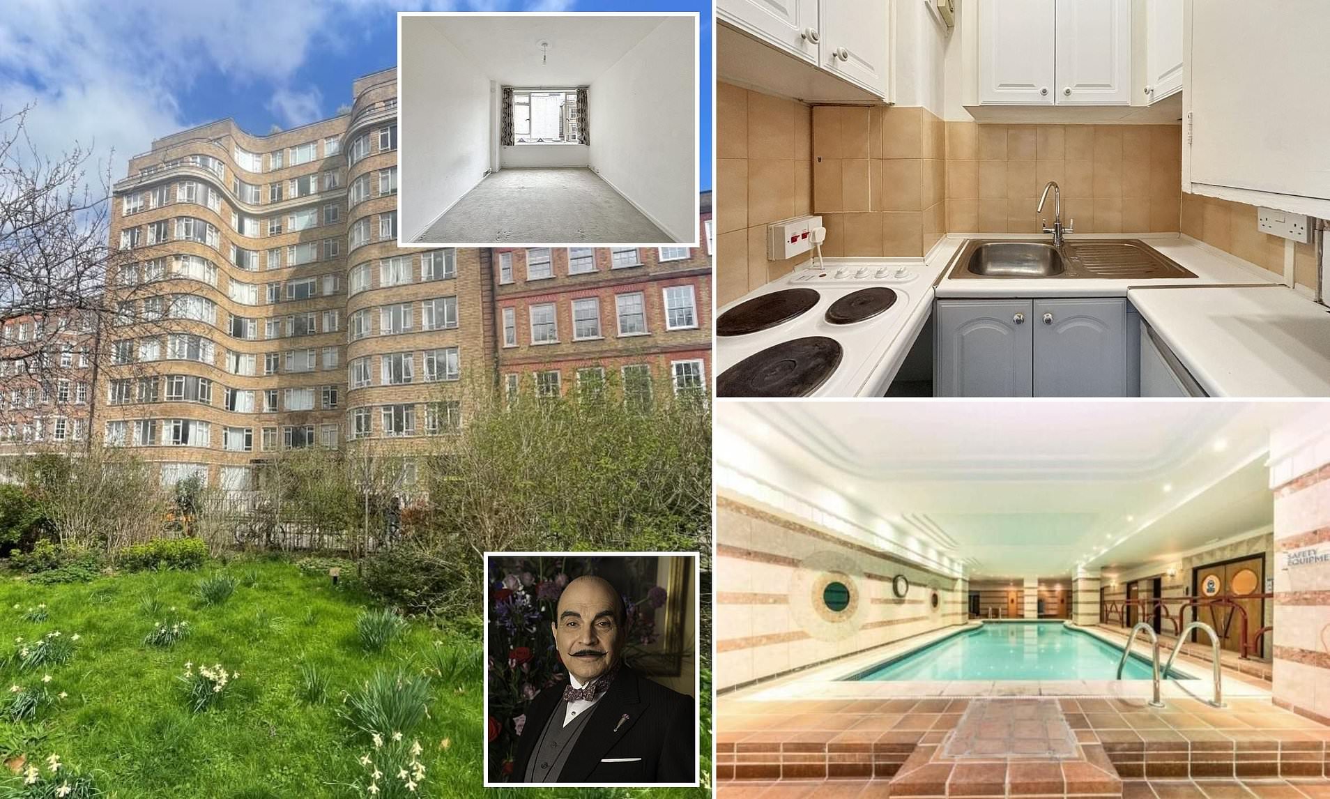 Flat in iconic Poirot building in London up for sale for £190k - but it ...