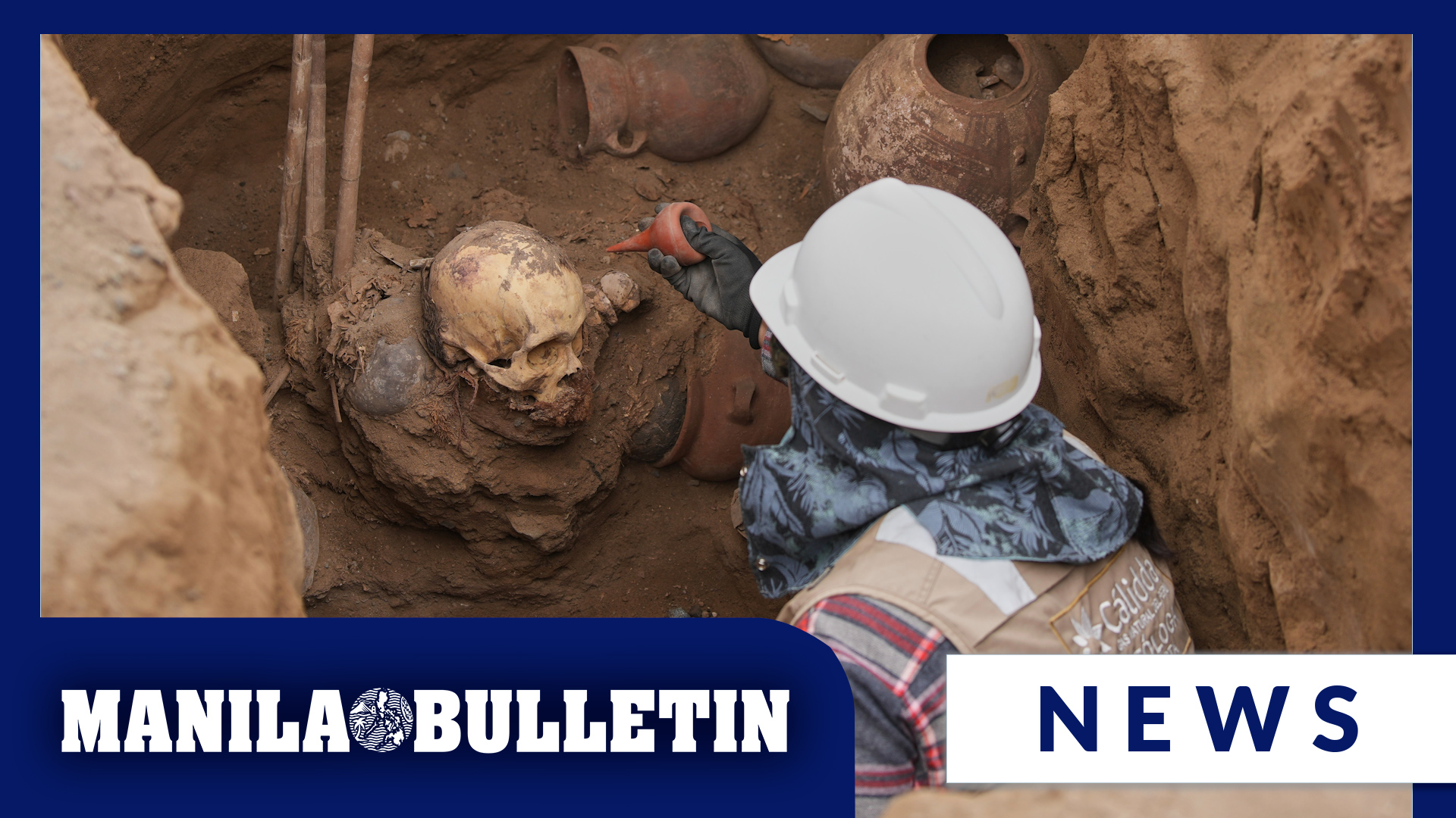 Utility workers in Peru unearth pre-Incan tomb with 1,000-year-old remains
