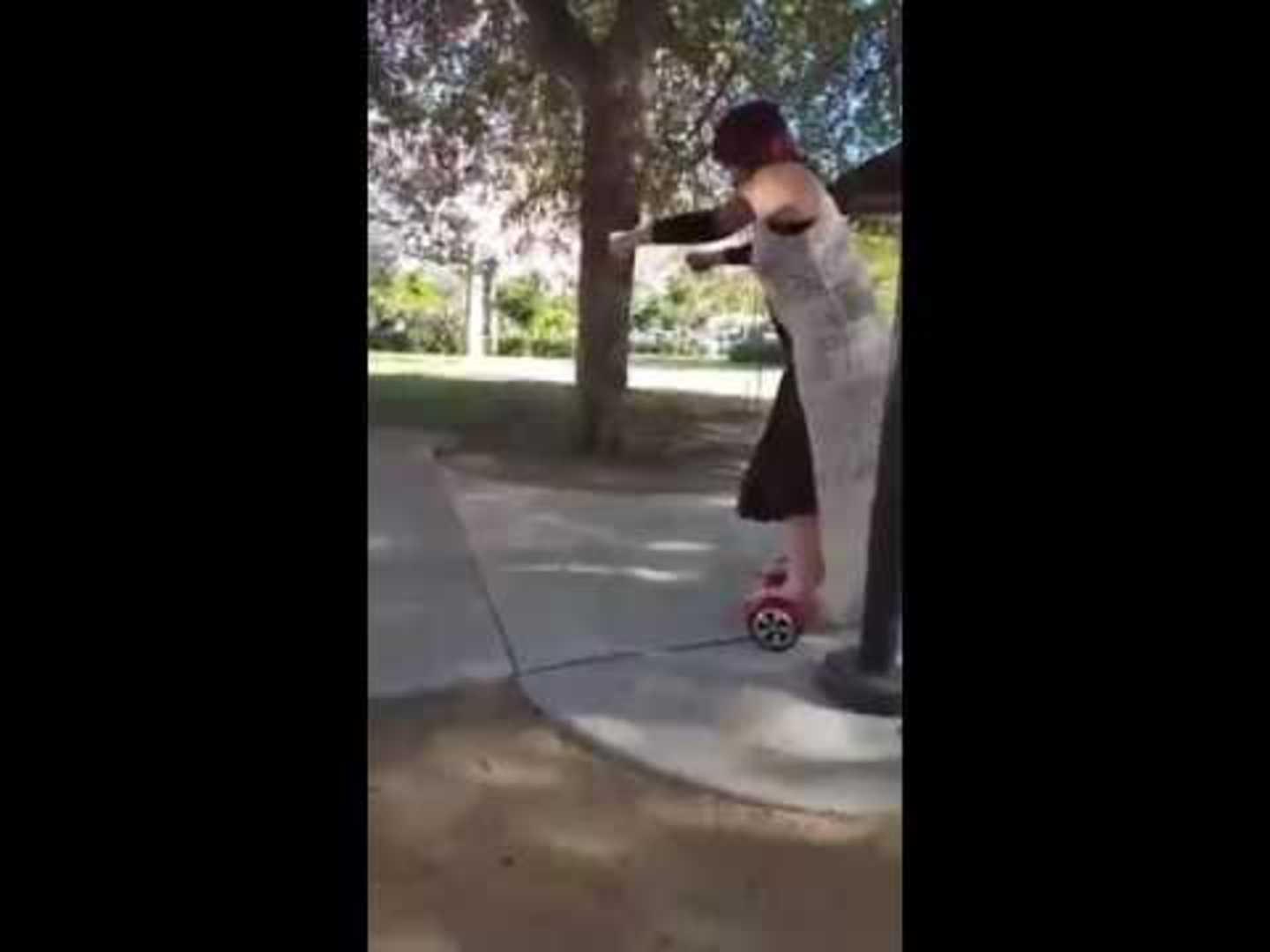 Grandma Falls off Segway