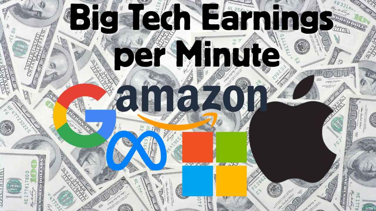 How much money do Apple, Amazon, Google, Meta & Microsoft make per ...