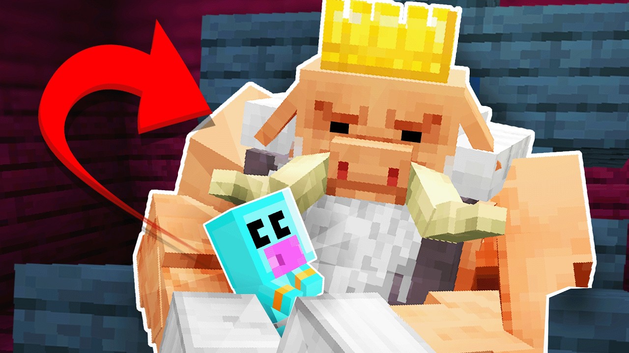 How I evolved from a tiny baby into a powerful piglin king