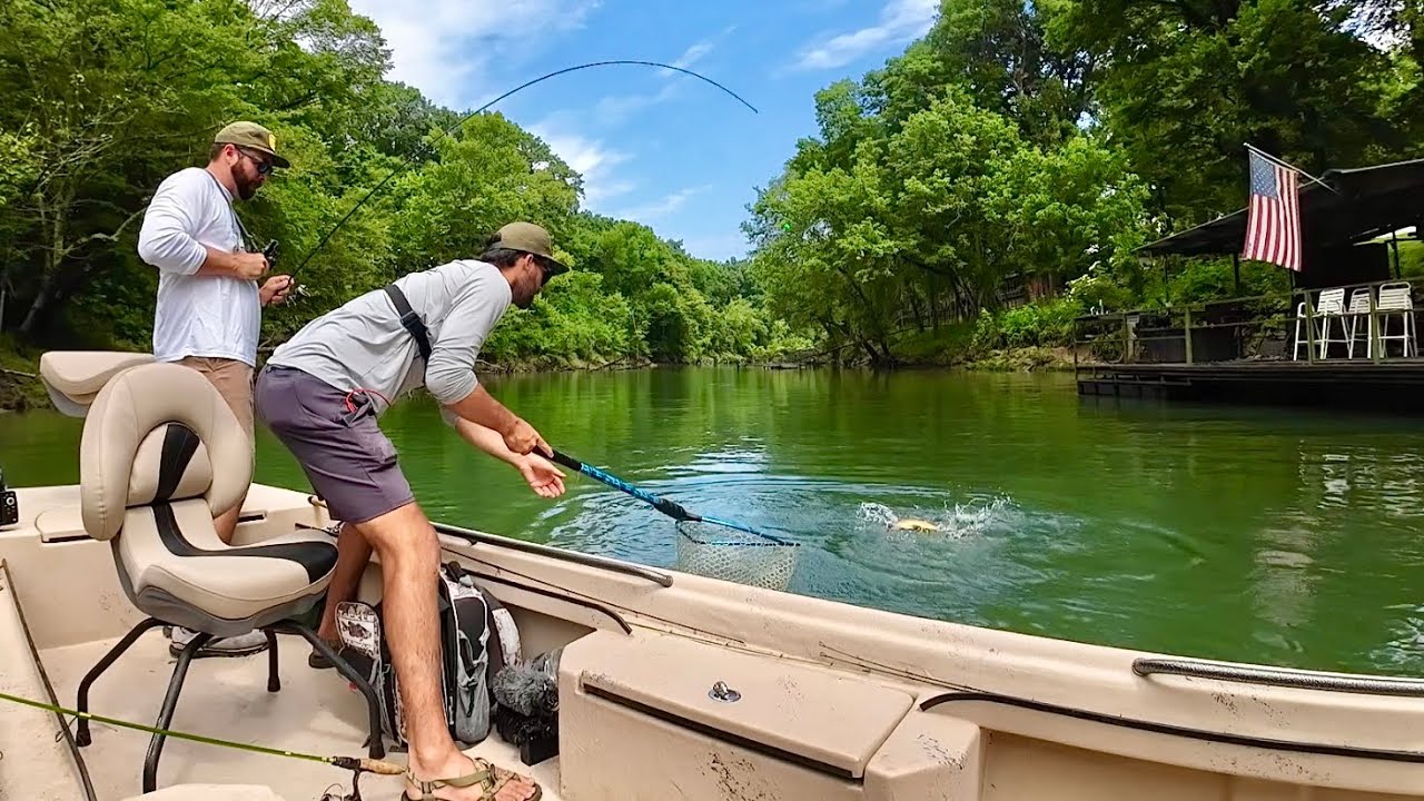 He catches his biggest trout ever with epic results