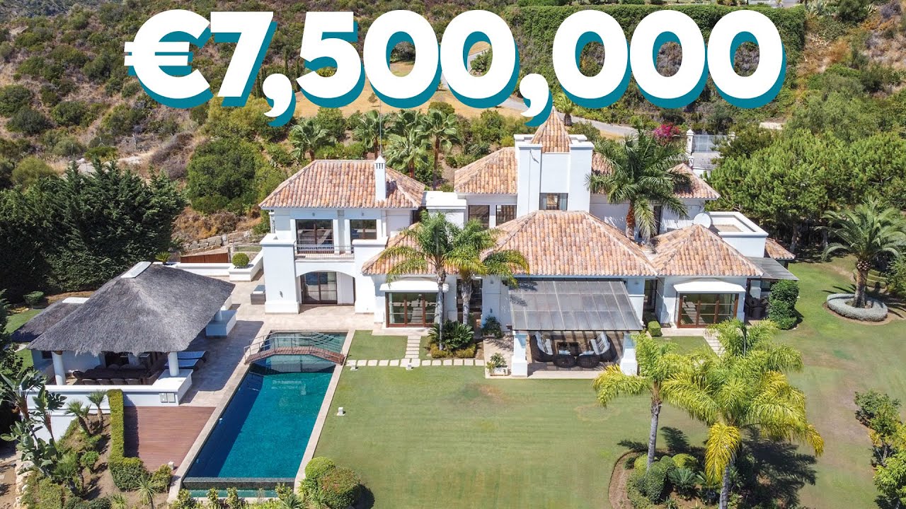 Touring a Luxury €7,500,000 Marbella Villa With Insane Mountain Views