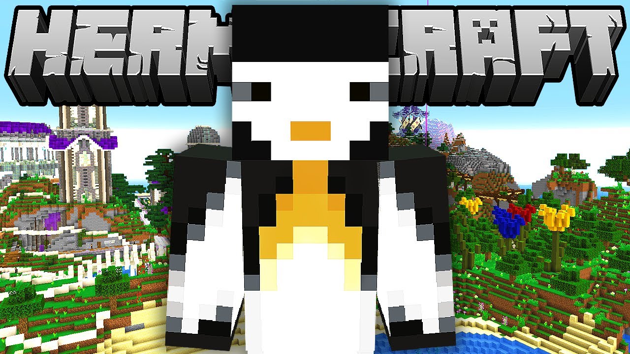 Hermitcraft adventure in Minecraft with epic builds