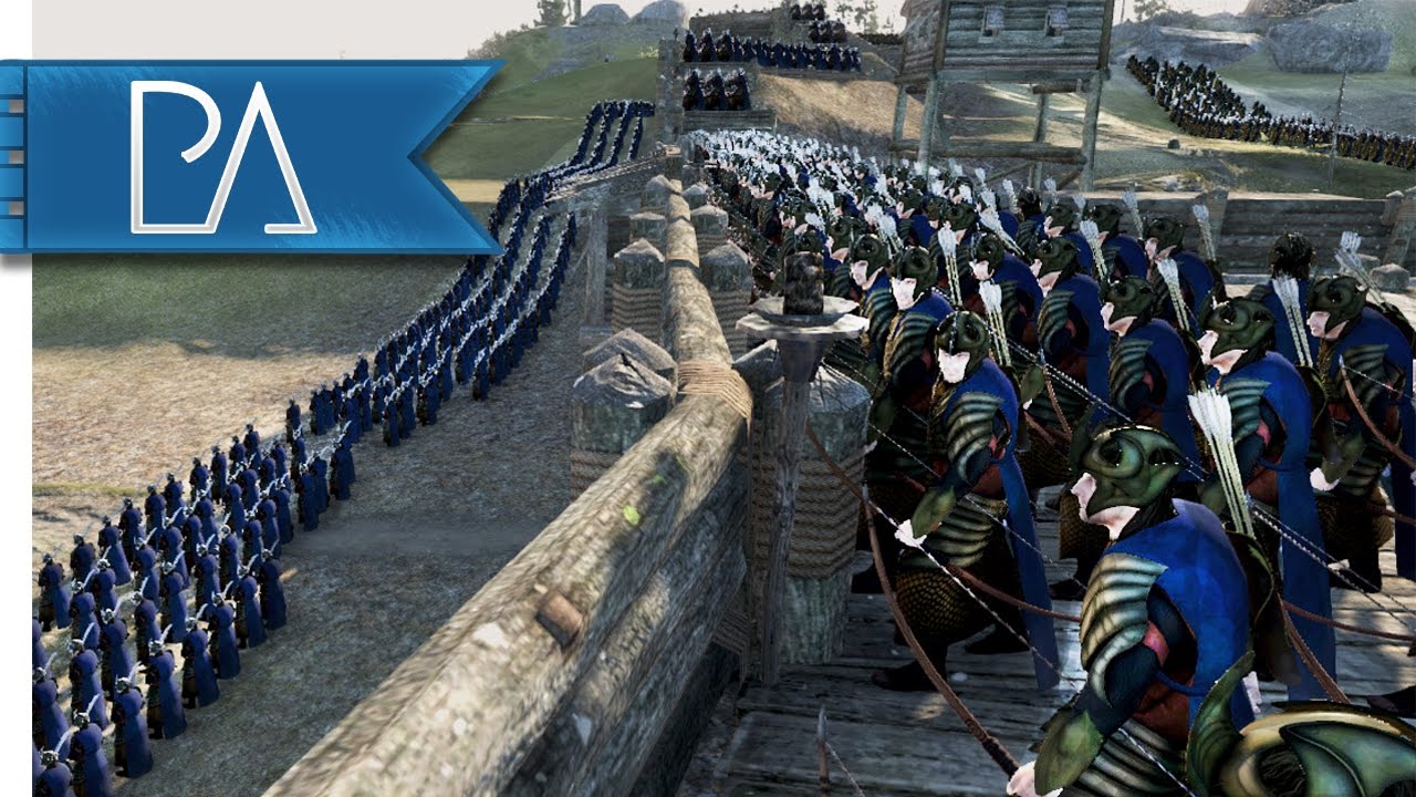 Elven archers face a sudden Dwarven assault