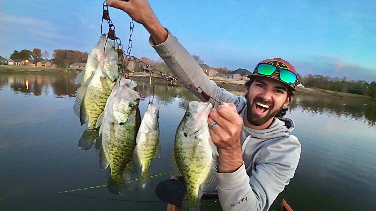 Found slabs then hooked creek monster for epic fight