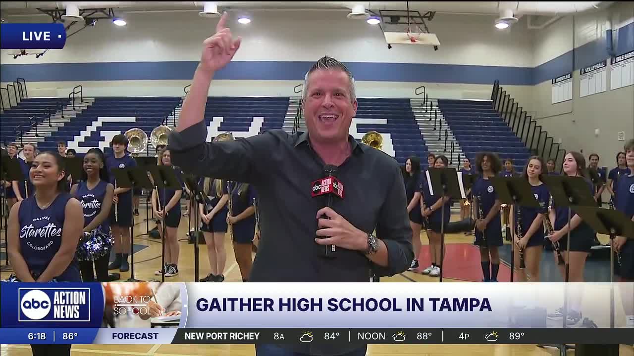 Sean Daly at Gaither High School 6am