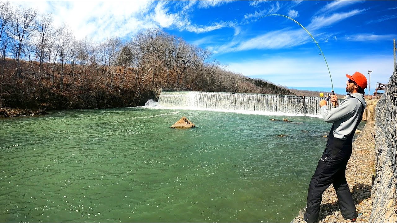 Hooking fish at spillway trout leads to epic catch