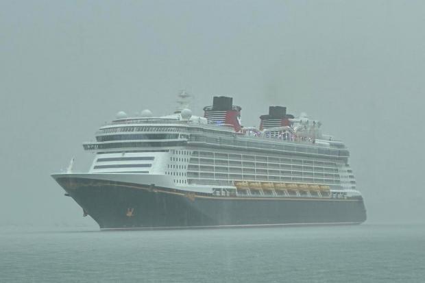 Disney cruise ship sets sail from Southampton for the first time
