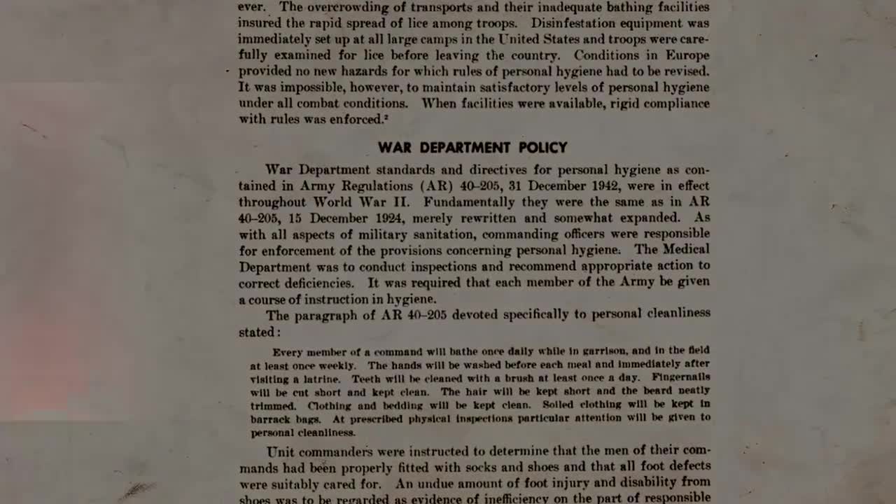 What Was Hygiene Like For US Soldiers In WWII?