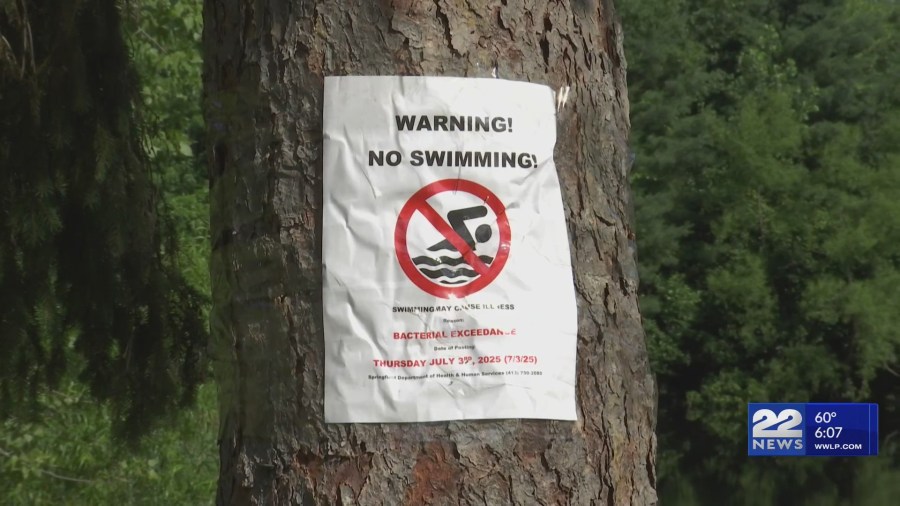 Camp Wilder Beach in Springfield remains closed due to bacteria levels
