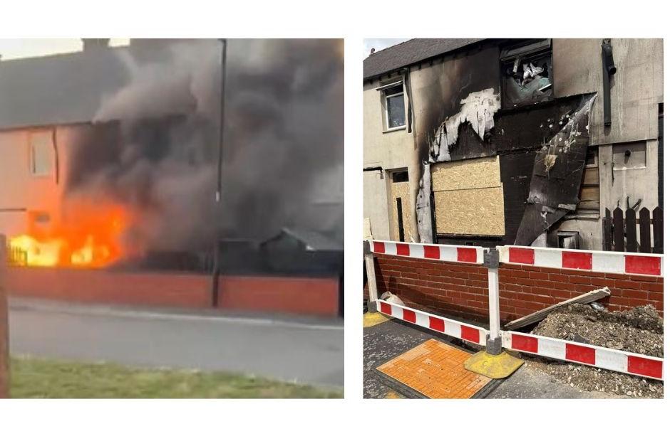 Video: Occupants and two dog escape house fire in Doncaster