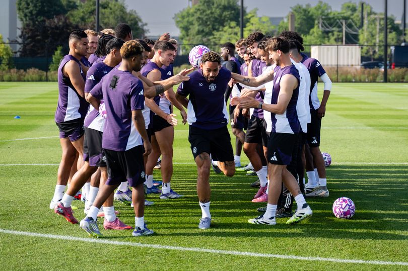 Tactical walk throughs, kicking in training and pressing - how Amorim's ...