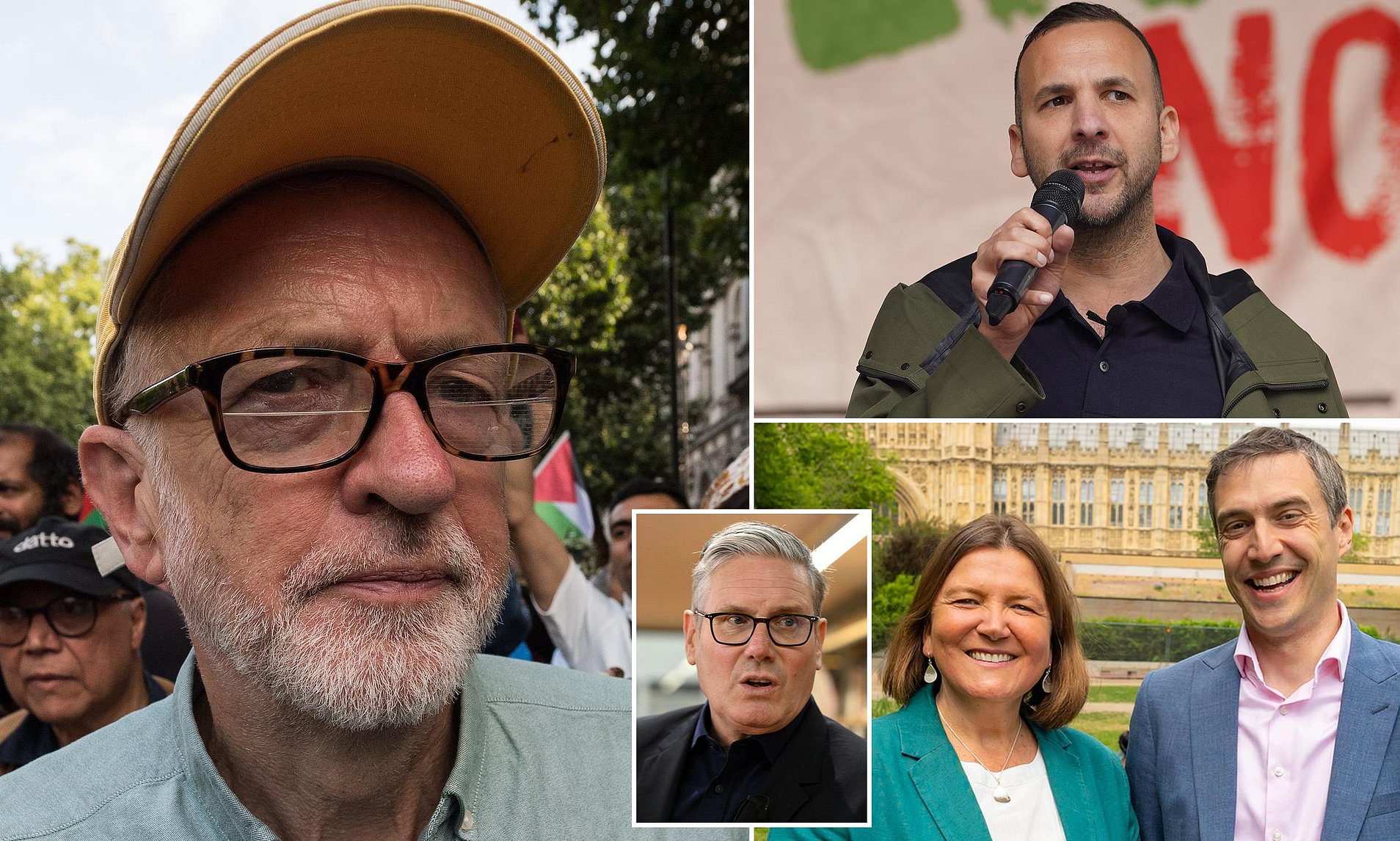 Green leadership hopefuls say they're open to a pact with Jeremy Corbyn ...