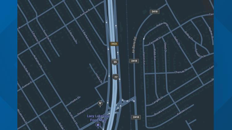 TxDOT to replace Highway Sign on I-35, close Exit and lanes Monday night