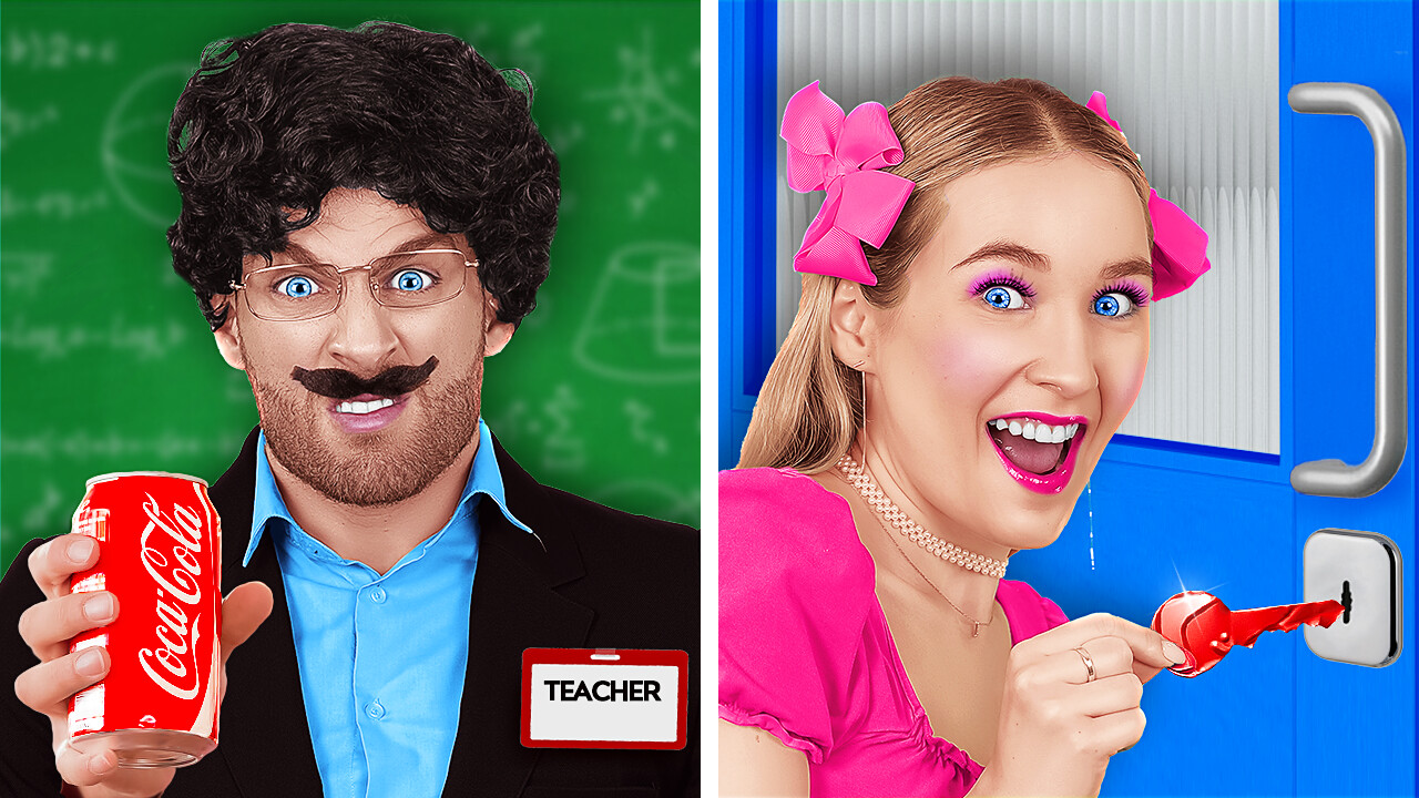 Oh No! Bad Teacher! *Escaping Strictest school Tricks & Hacks* by 123 GO!