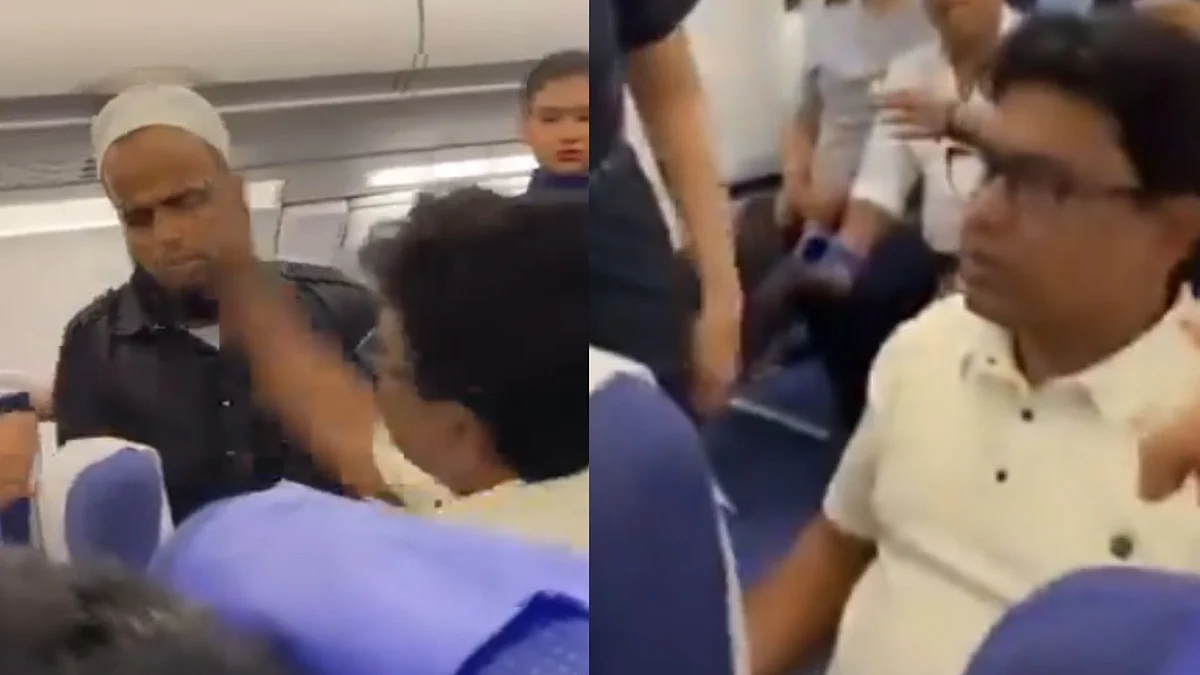 Video Of Man Slapping Co-Passenger Having 'Panic Attack' On IndiGo ...