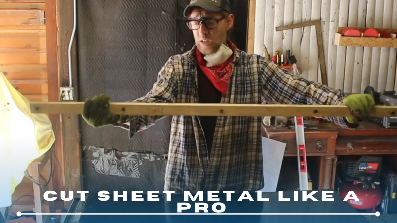 How to Cut Straight Lines on Sheet Metal