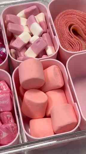 Pink Snack Box Restock With Satisfying ASMR Sounds