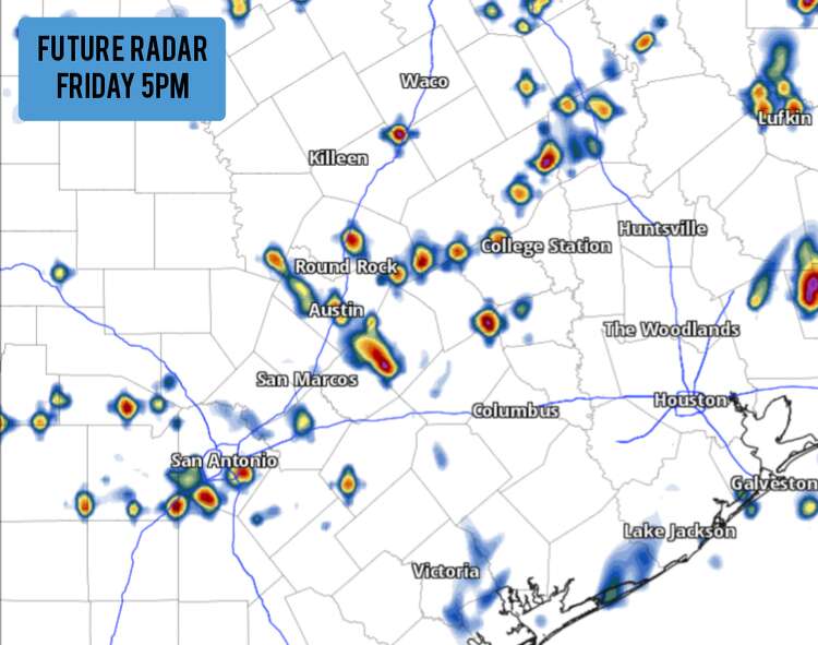 South Texas thunderstorm threat rising Friday. Here's what time storms ...