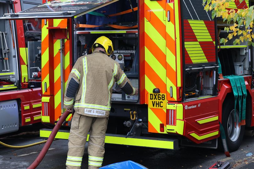'Loud explosion' rocks Stoke-on-Trent as homeless camp up in flames