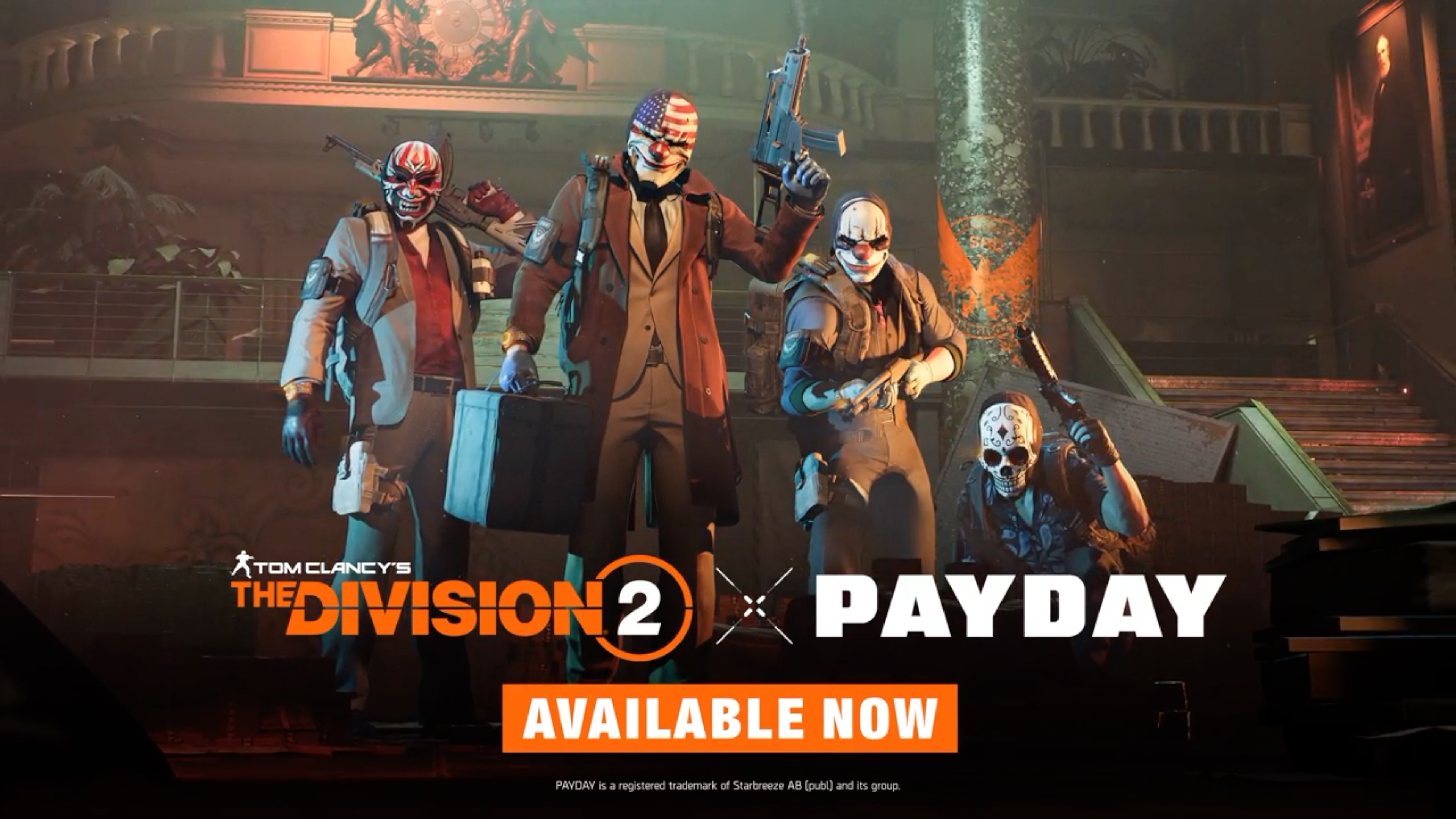 The Division 2 x Payday Official Collaboration Trailer