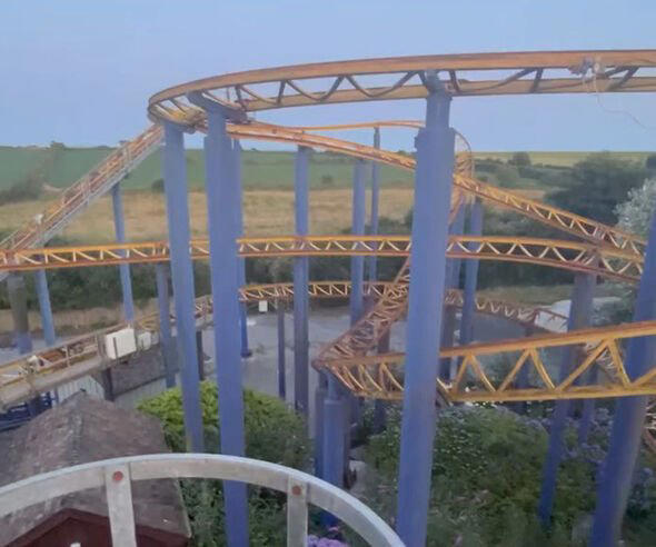 Inside UK's eerie abandoned theme park with rollercoaster rides left to rot