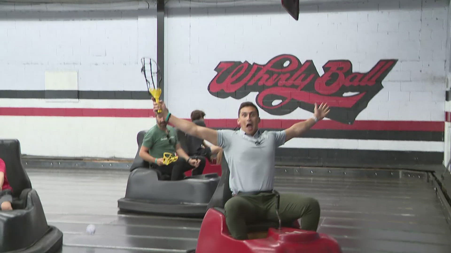 Watch what happened as we gave WhirlyBall Cleveland a try