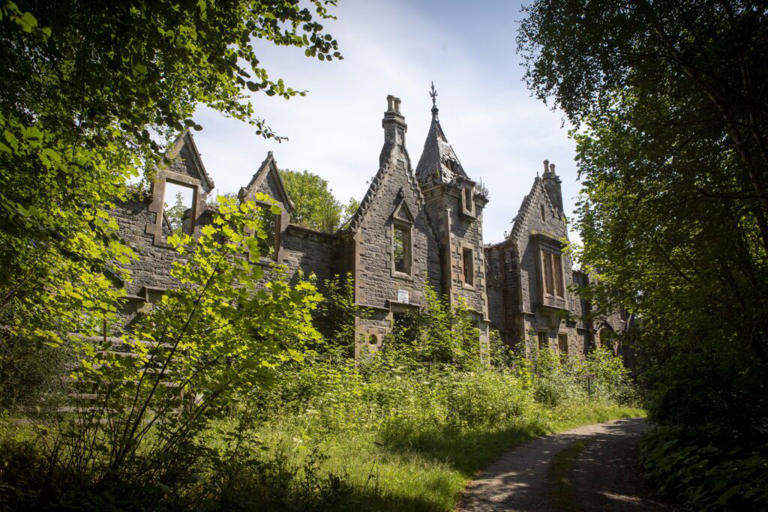 Derelict mansion once owned by Tennent’s boss now reclaimed by nature