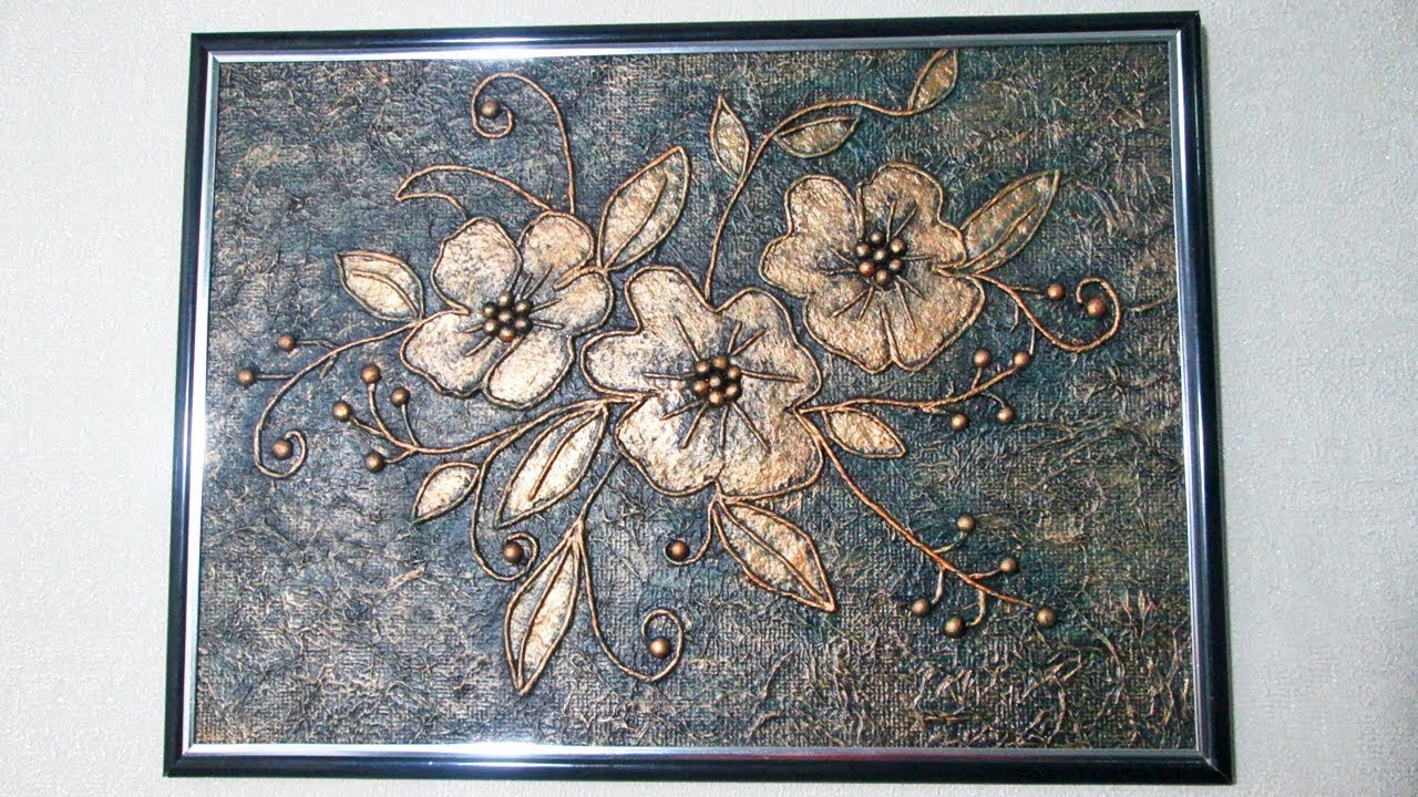 DIY Painting with Papier Mâché