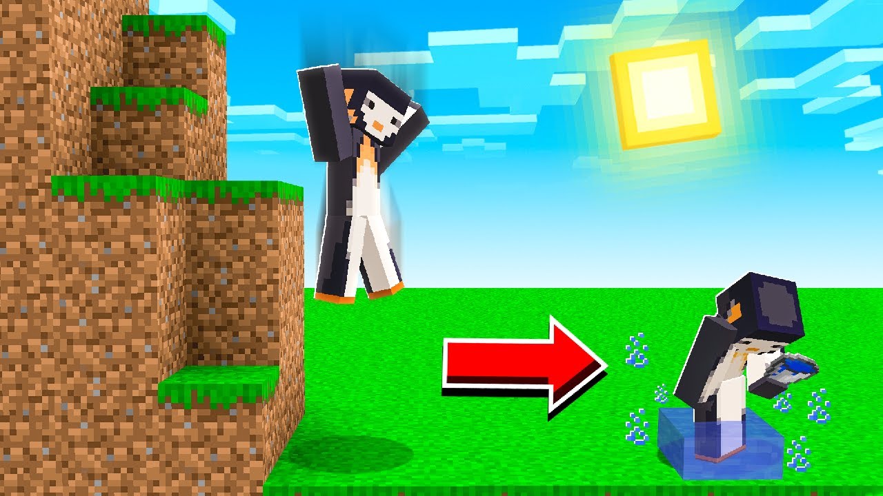 If I take fall damage in Minecraft the challenge ends