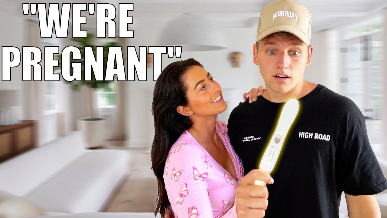 Couple freaks out after orchestrating a pregnancy prank