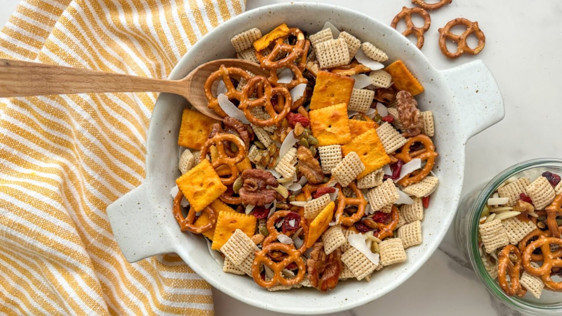 Maple-Roasted Snack Mix Recipe