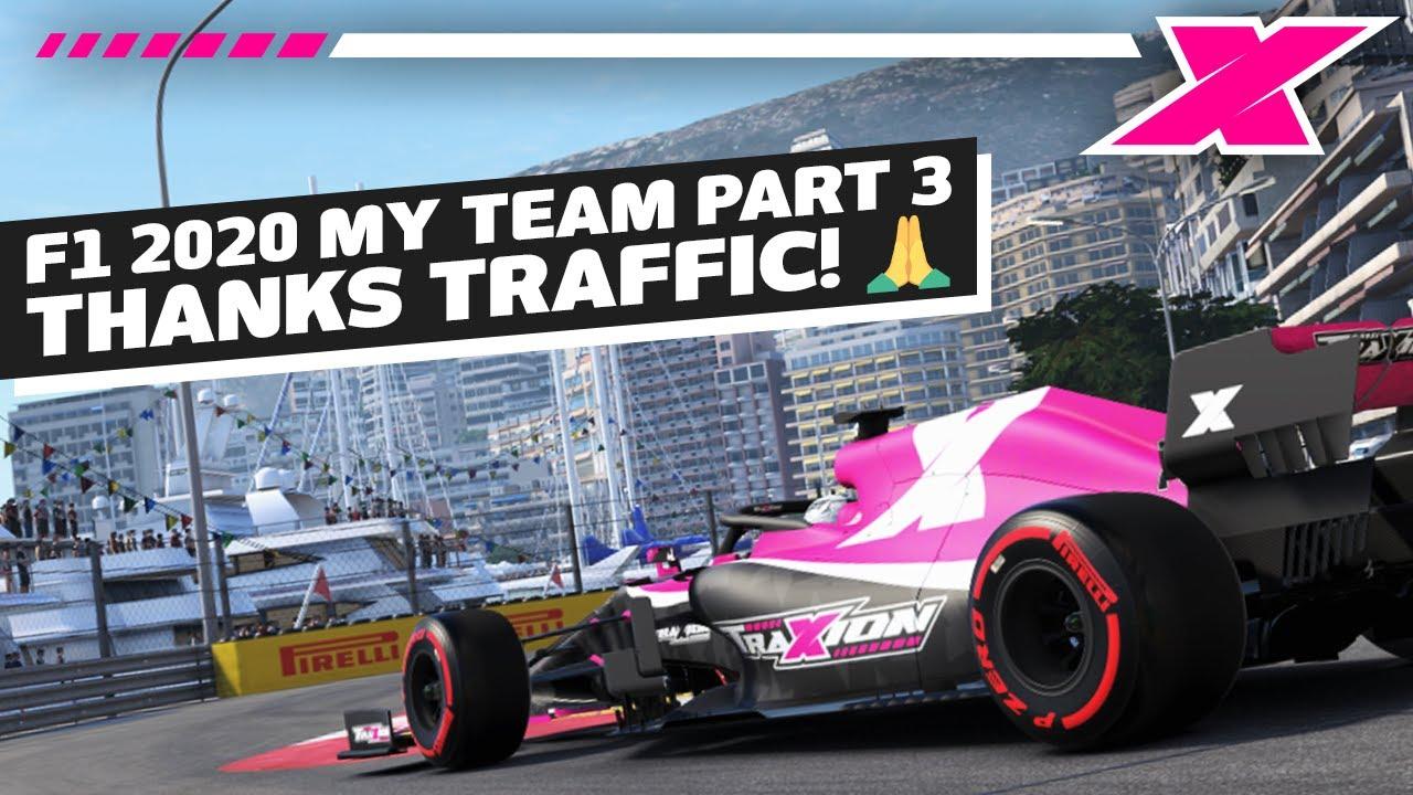Traffic Woes! F1 2020 My Team Part 3 - Monaco - Featuring Alex Gillon