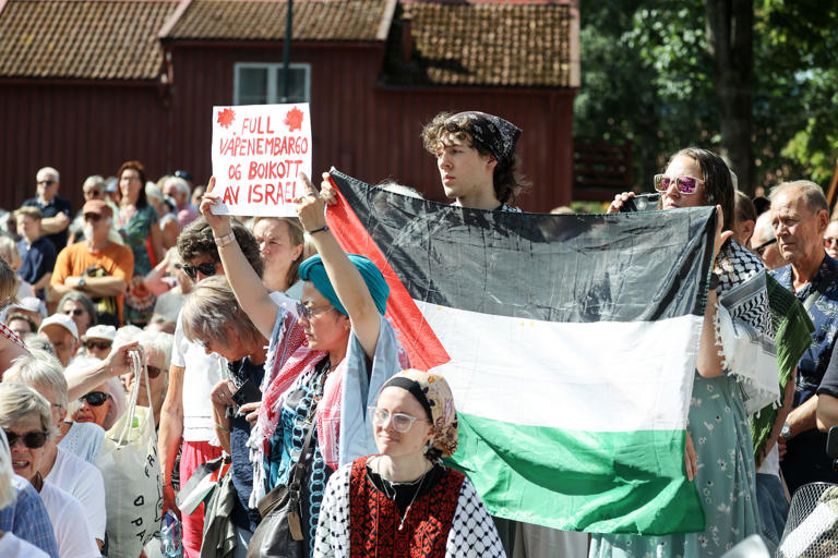 Palestinaaktivister avbrøt statsministerduell