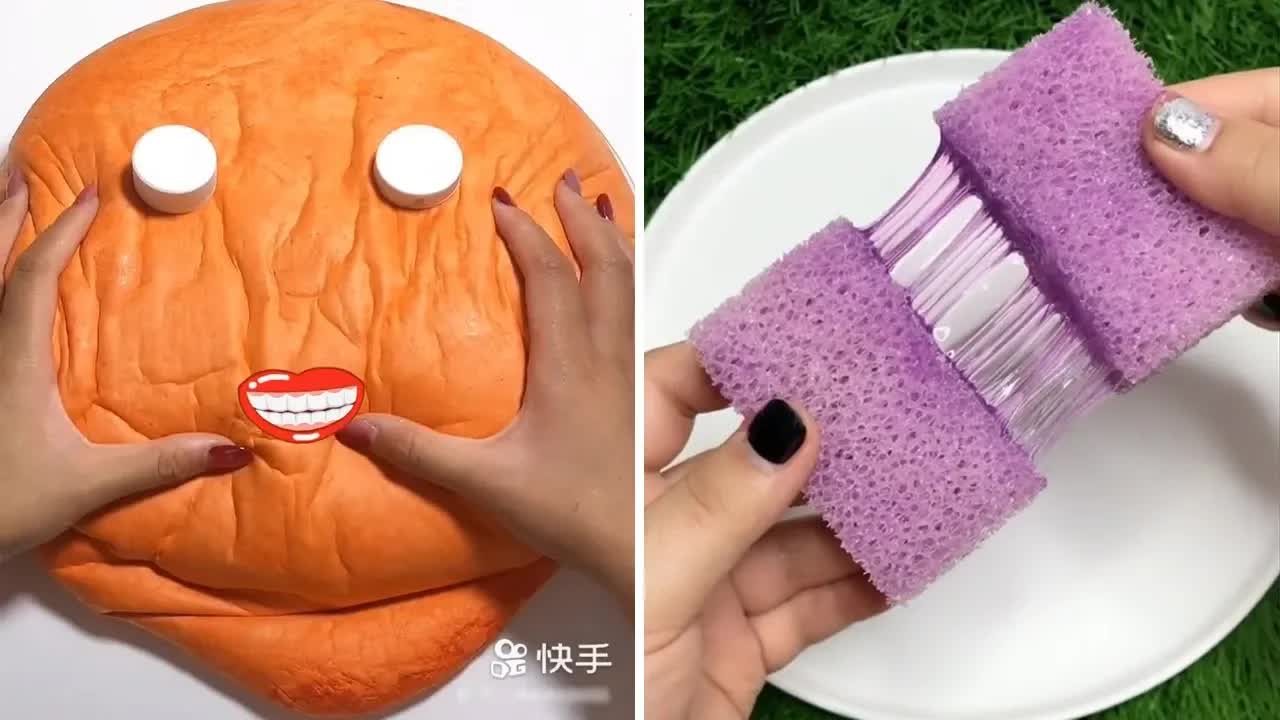 oddly satisfying and relaxing slime asmr compilation