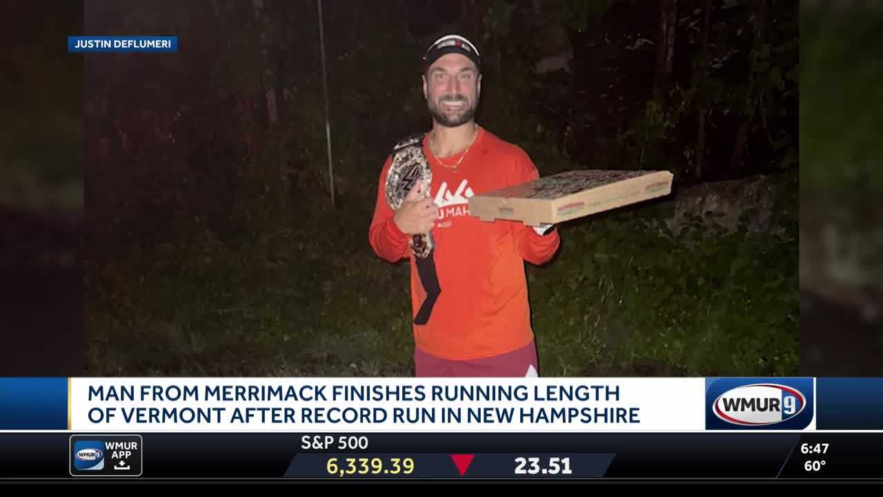 Merrimack man completes run across length of Vermont