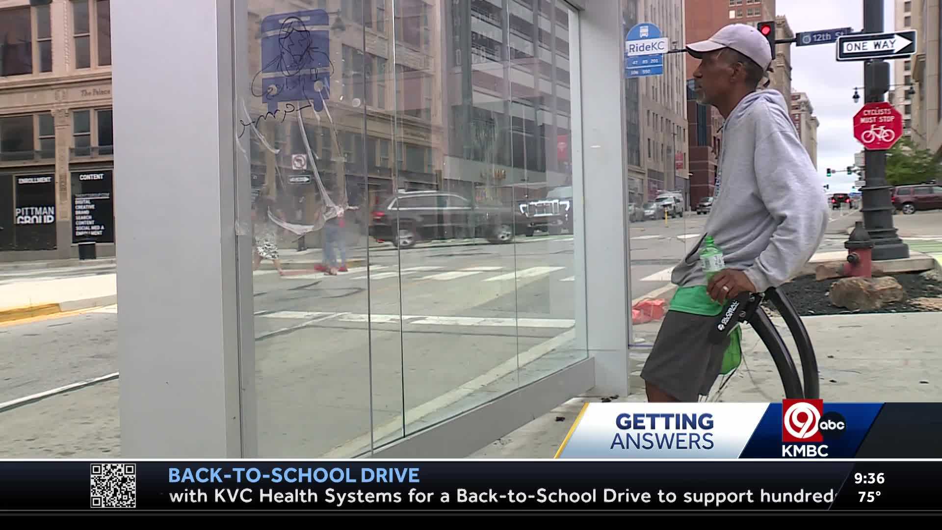 RideKC introduces new ‘leaning benches’ at Kansas City bus stops