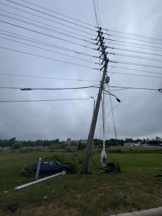 Road in Washington closed following a power outage
