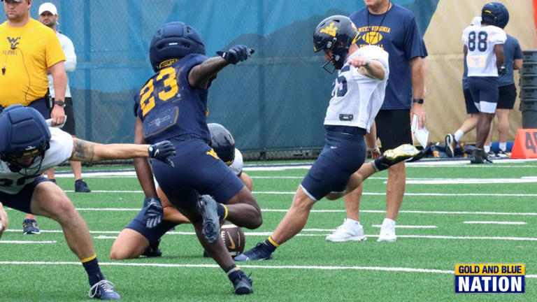 Slideshow: WVU football holds 3rd fall practice