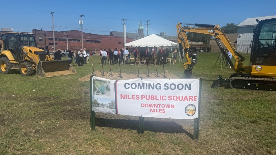 Ground broken on downtown Niles transformation project