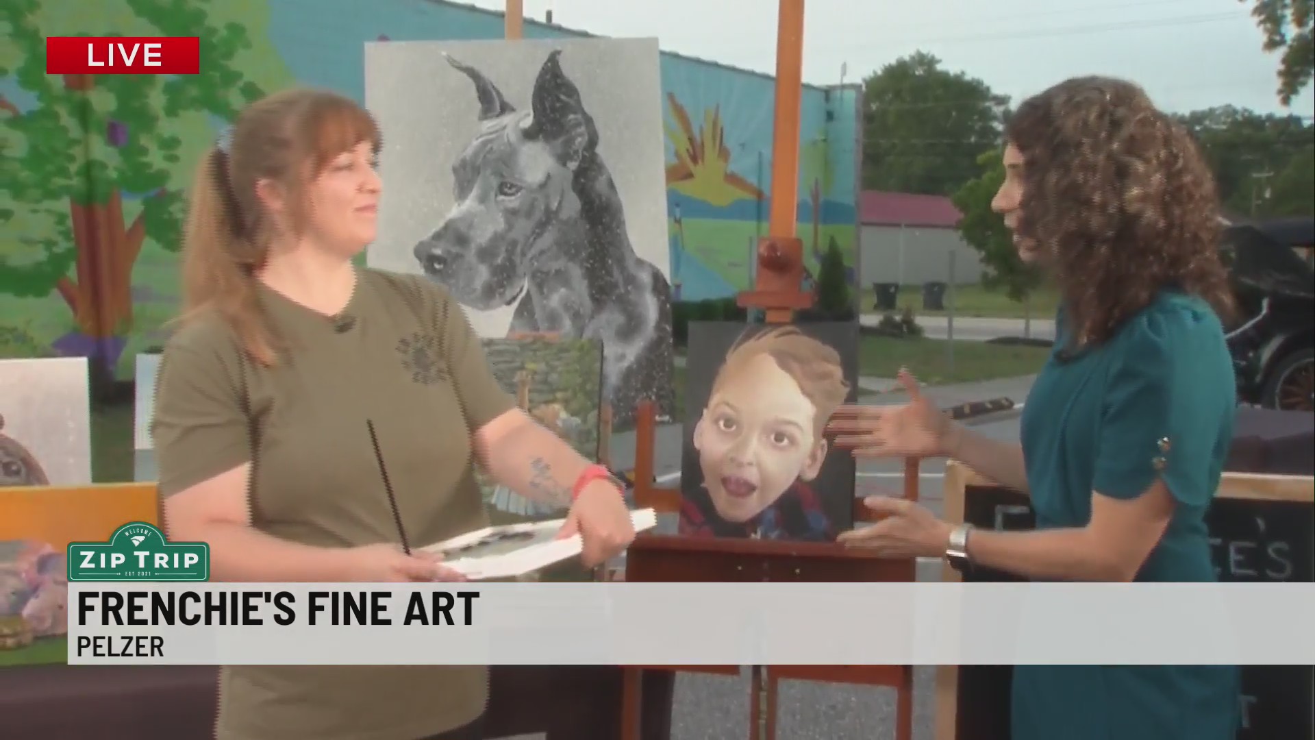 ZIP TRIP PELZER/WEST PELZER: FRENCHIE'S FINE ART