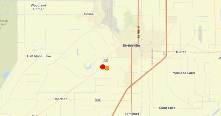 Second quake recorded near Blytheville
