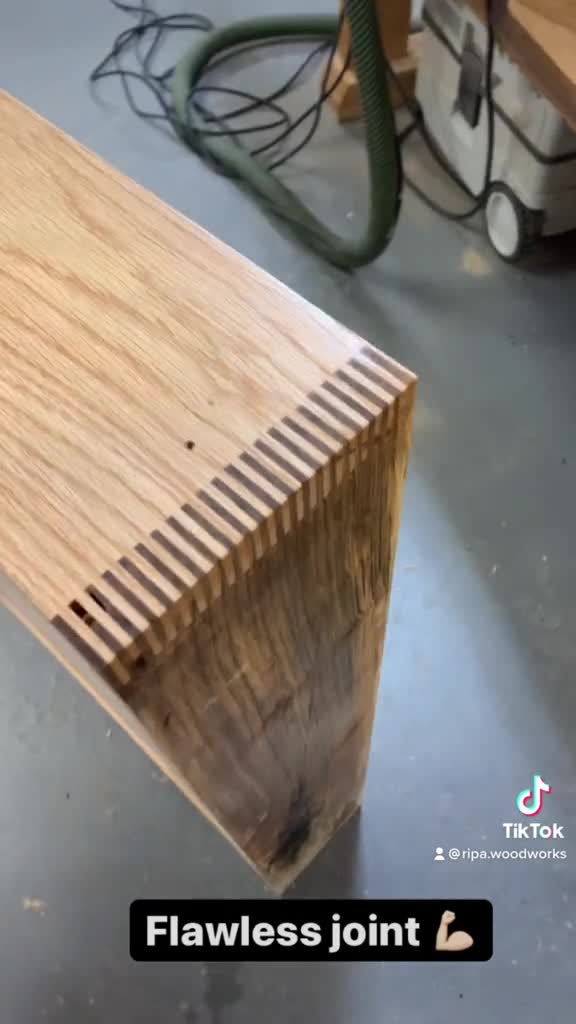 Perfect Finger Joint Woodworking Reveal