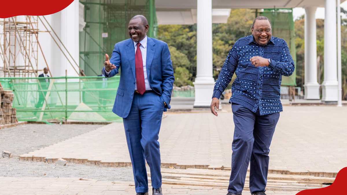 William Ruto relishes at meeting Uhuru Kenyatta at State House: "My old ...