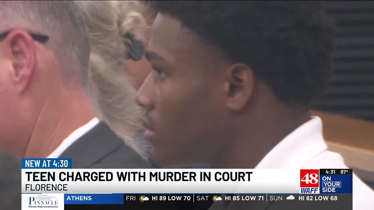 Teen indicted for Florence murder makes court appearance