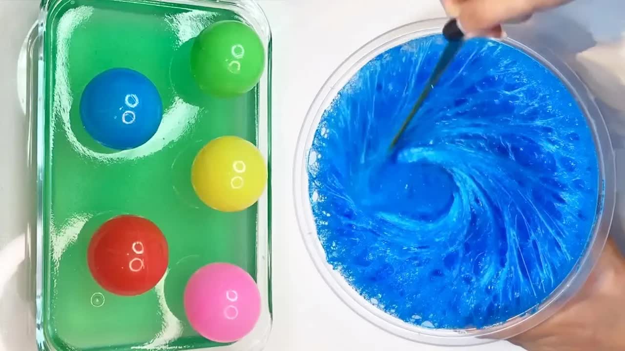 Satisfying & Relaxing Slime Videos #172 ODDLY Satisfying
