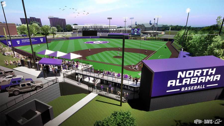 UNA celebrates ‘topping out’ of new multipurpose facility
