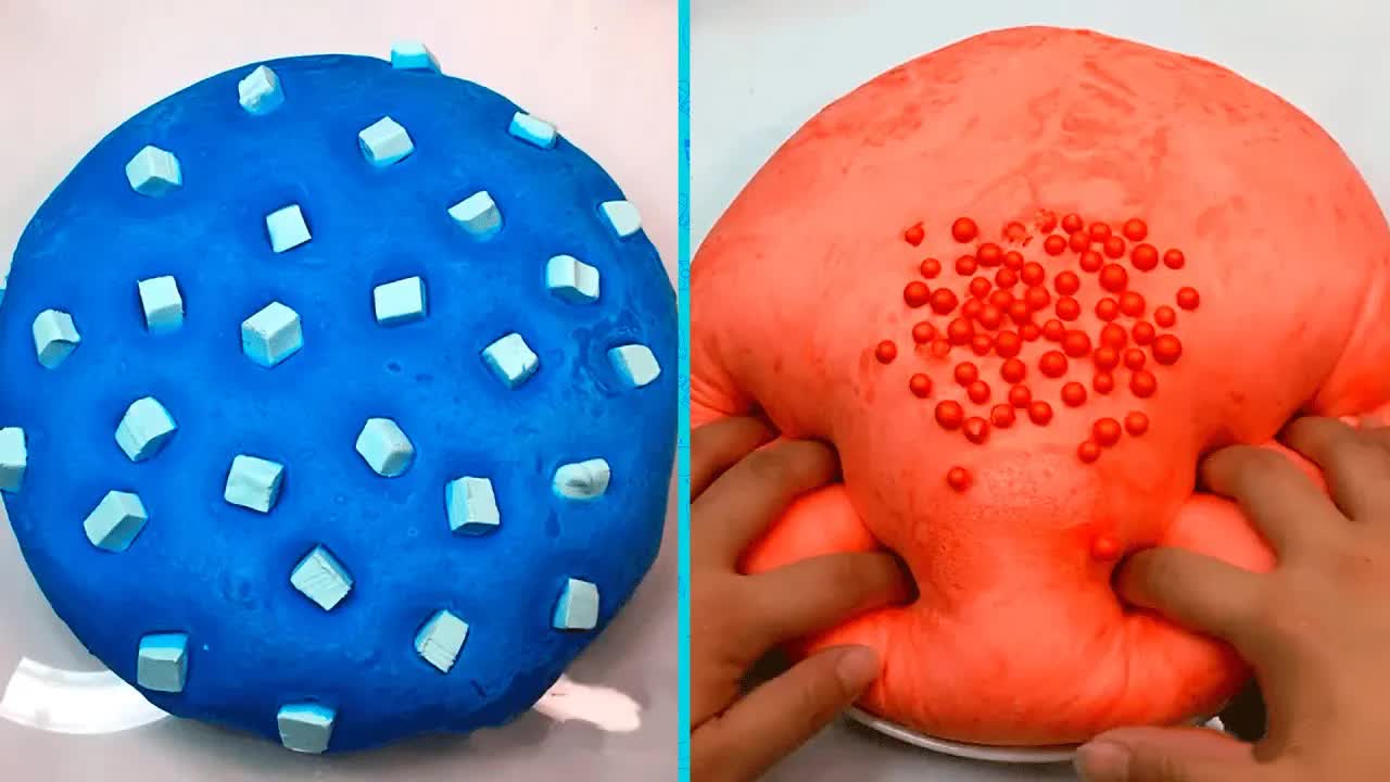 Oddly Satisfying Slime Fluffy Iceberg ASMR | Relaxing Slime Videos 2022 #1